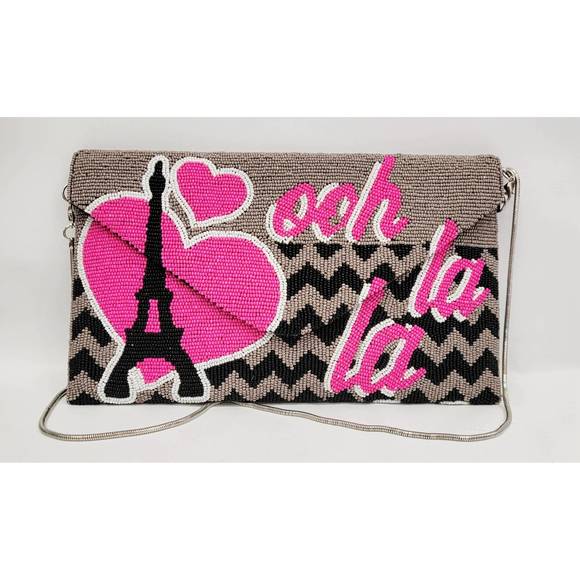 RICKI DESIGNS | Bags | New Ricki Designs Beaded A Ooh La La Pop Art ...